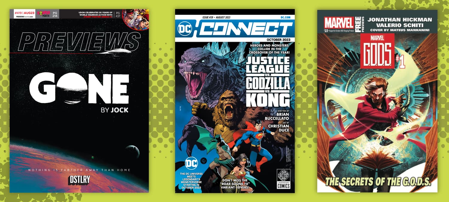 August 2023 Previews – All New Comics